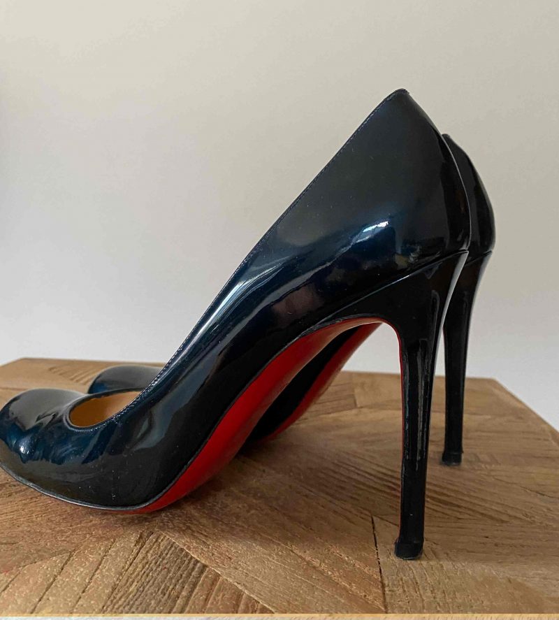 Pre-loved Christian Louboutin Fifi Pump Patent Black - Anja Liesa